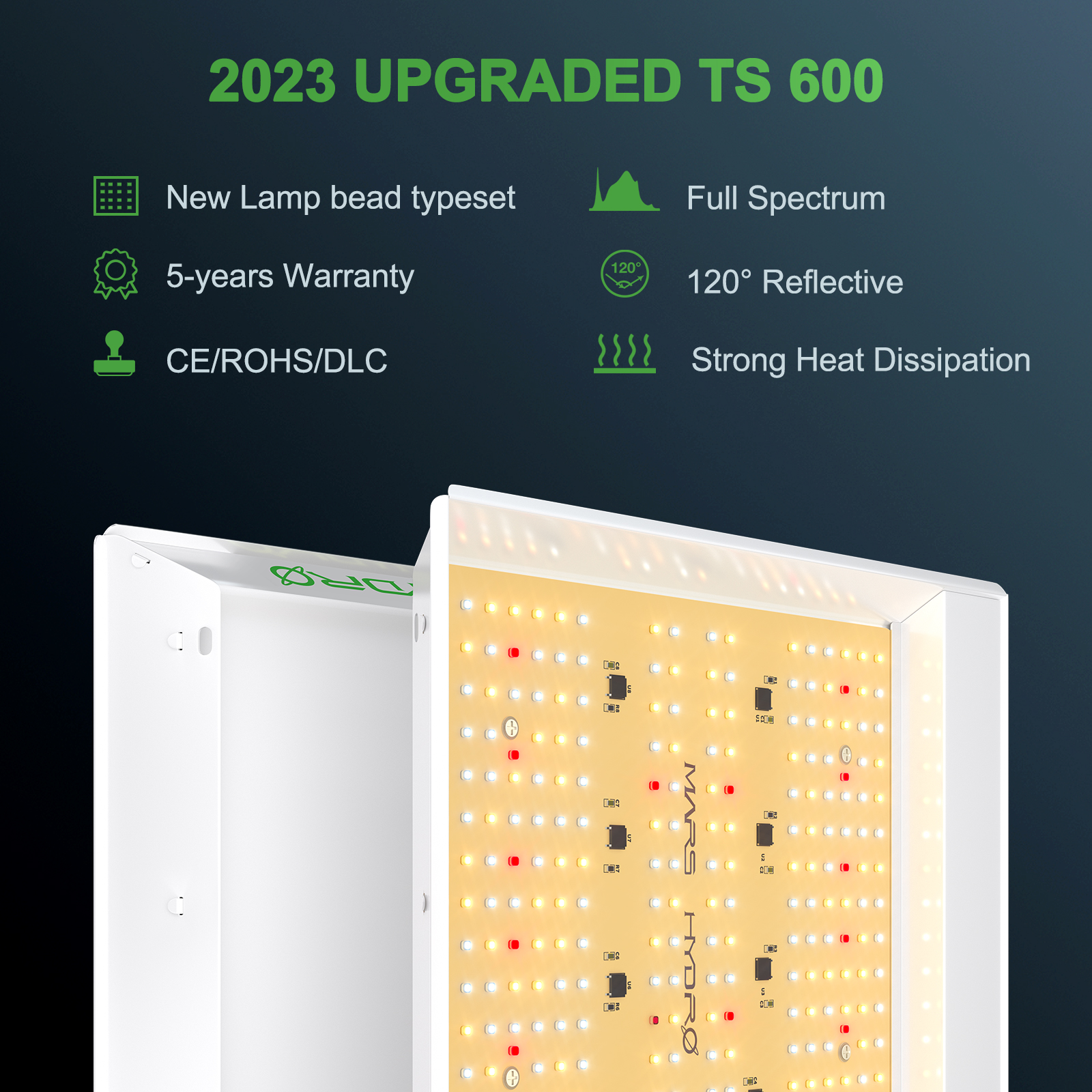 TS-600 Full Spectrum 100W USA MSRP 79.99 USD – Mars Hydro