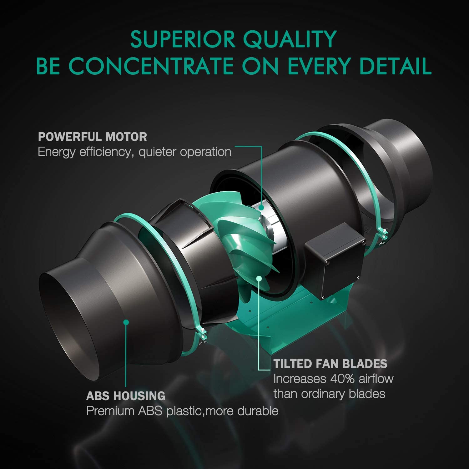 4 inch Inline Duct Fan with Speed Controller JP MSRP 9480 Yen – Mars ...